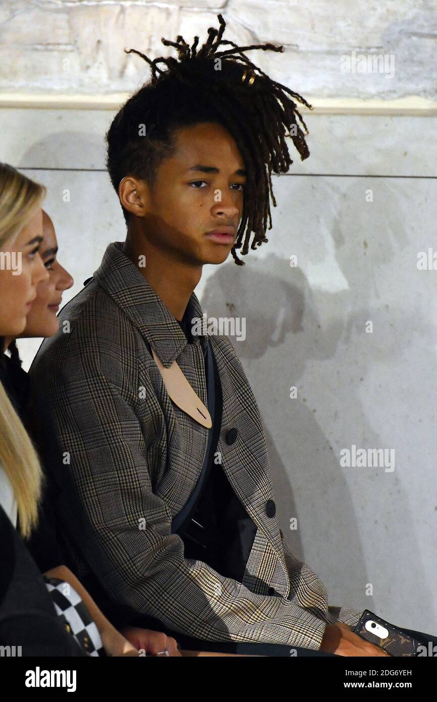 Jaden Smith attending the runway at the Vuitton show during Paris ...