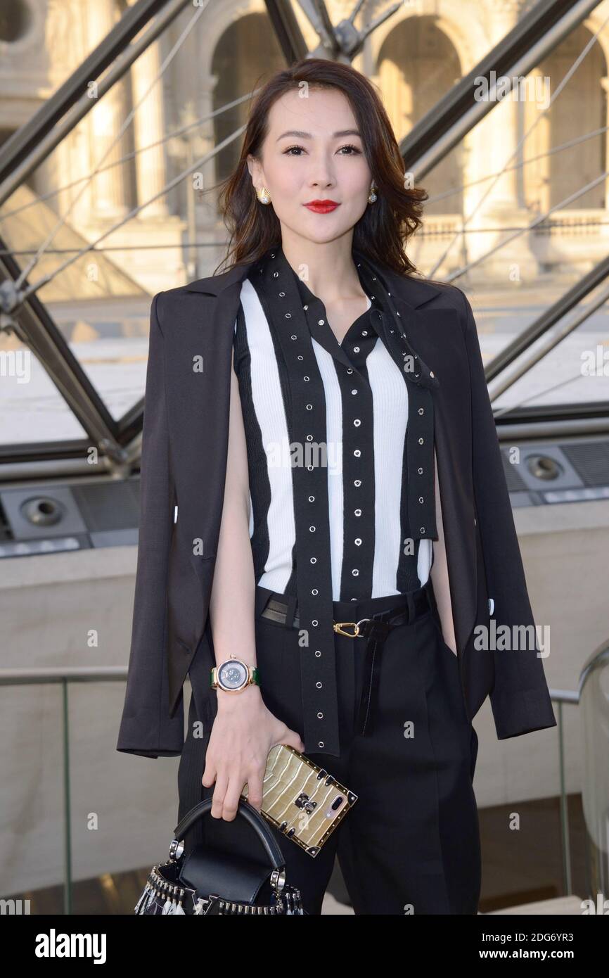 Karena Lam attending the photocall held before the Louis Vuitton show ...
