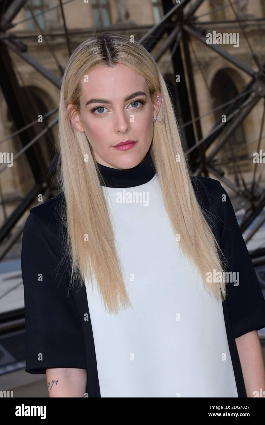 Riley Keough attending the photocall held before the Louis Vuitton show ...