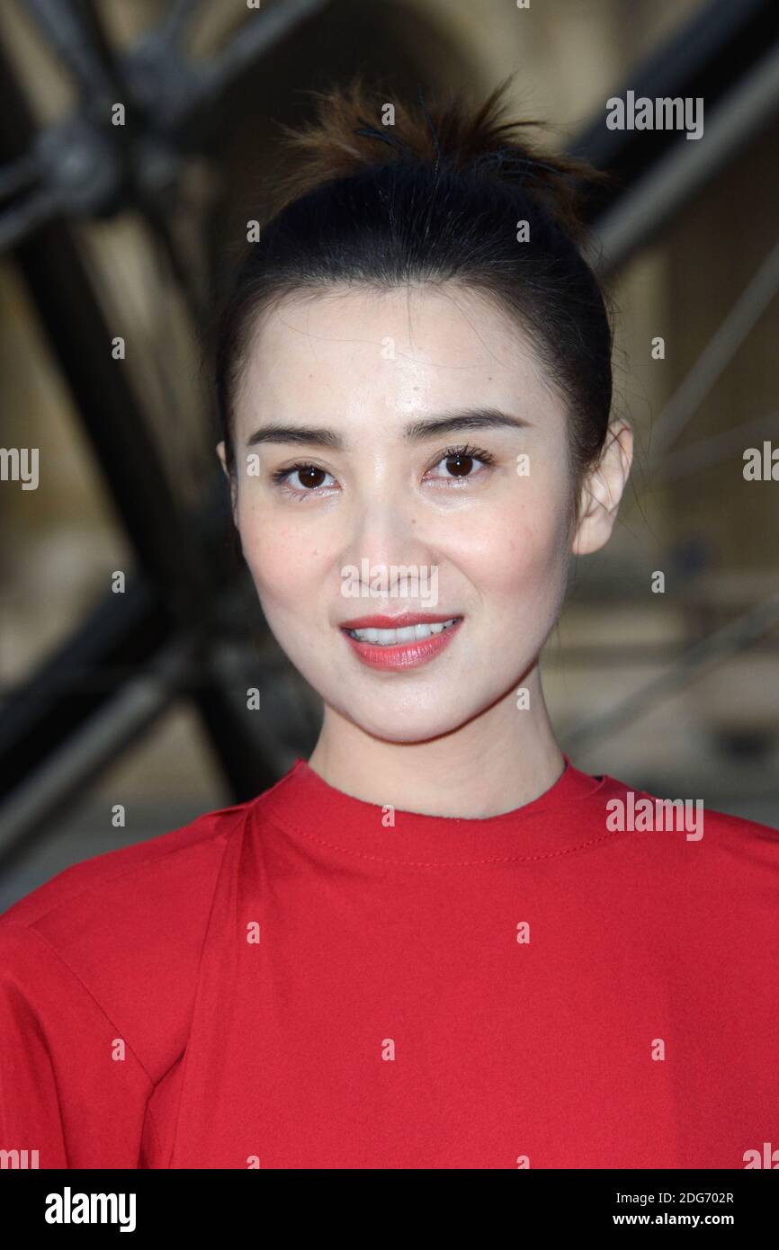 Song Jia attending the photocall held before the Louis Vuitton show ...
