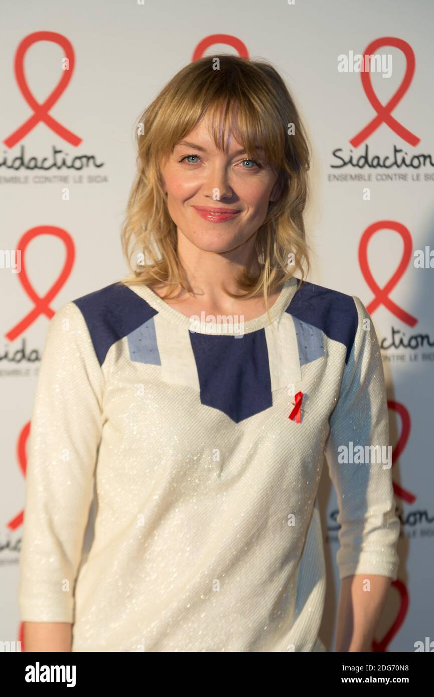 Maya Lauque posing at a photocall for the launch party of the 2017 ...