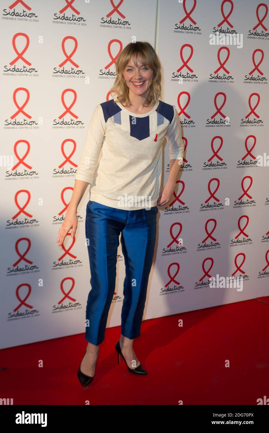 Maya Lauque posing at a photocall for the launch party of the 2017 ...