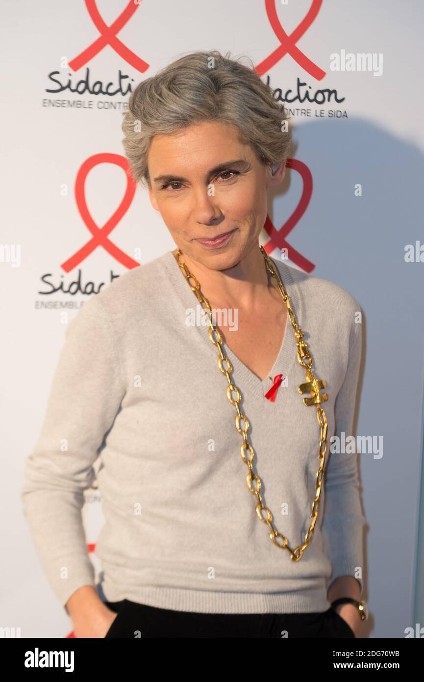 Elisabeth Quin posing at a photocall for the launch party of the 2017 ...