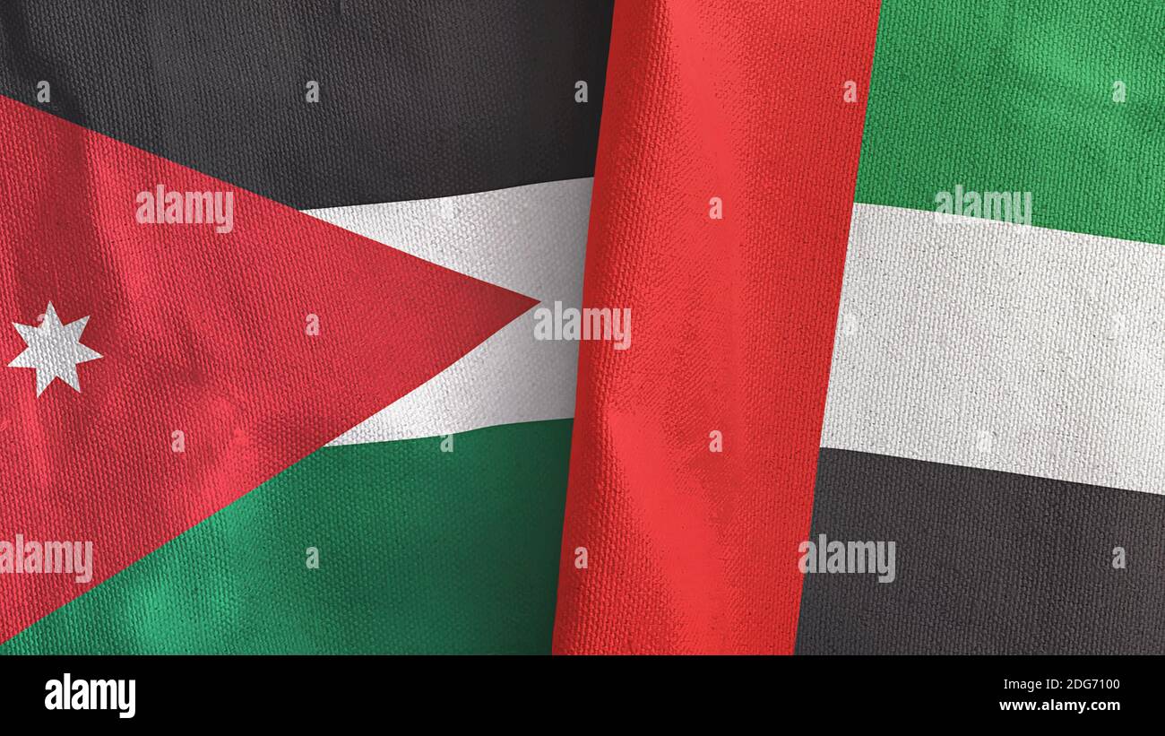 Emirates jordan flag hi-res stock photography and images - Alamy