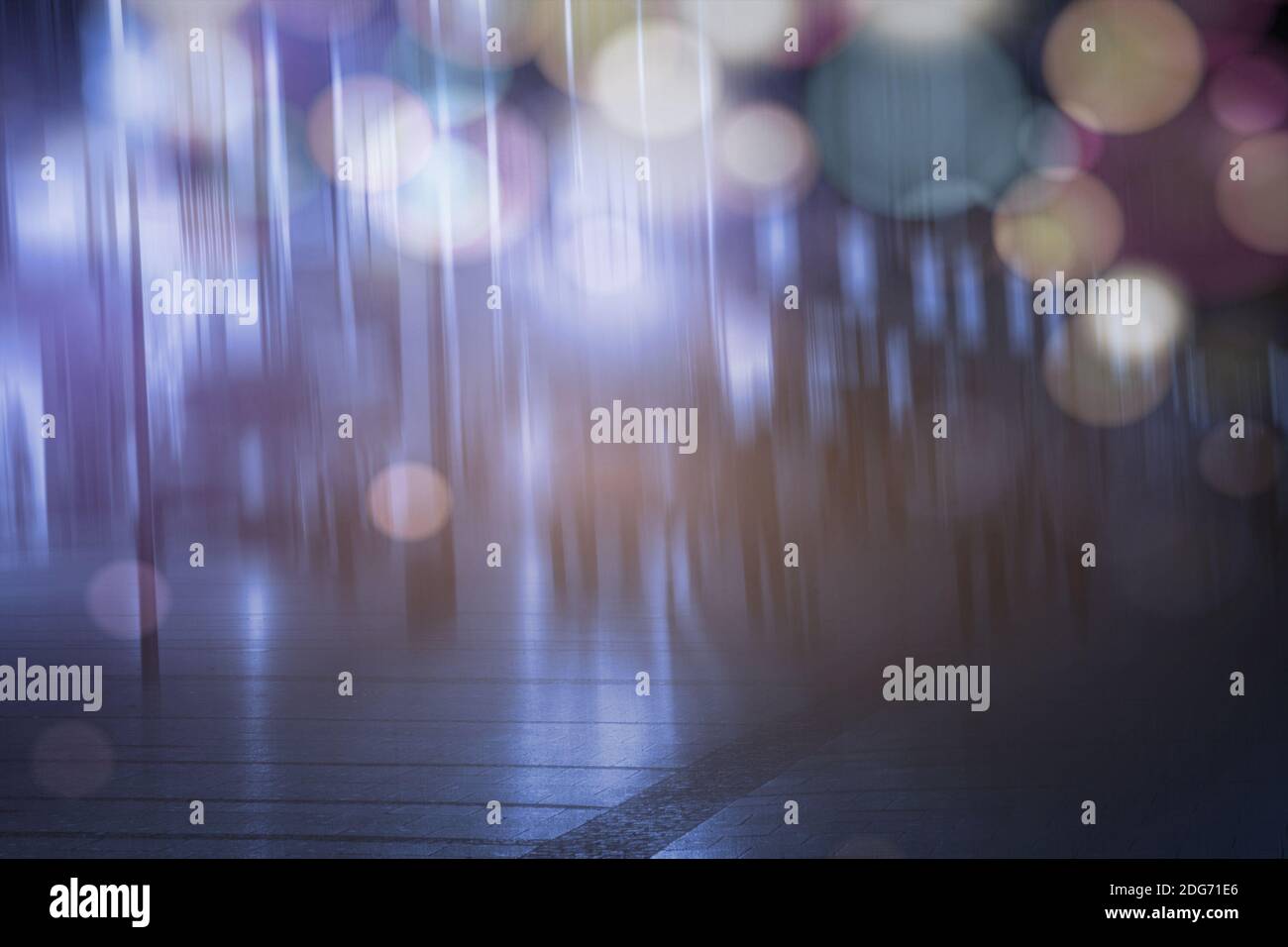 Abstract night city Stock Photo - Alamy