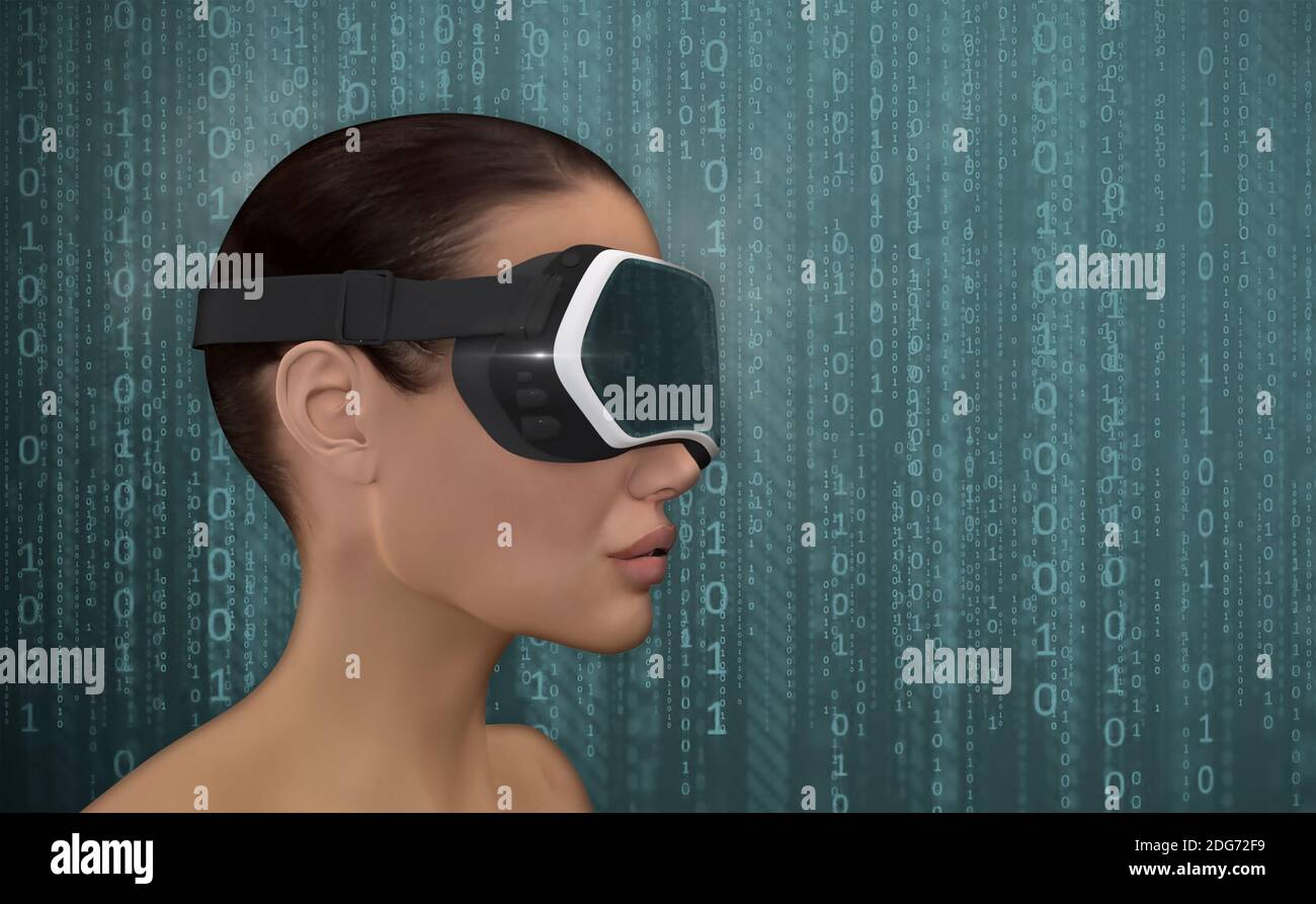 Virtual Reality Concept Stock Photo - Alamy