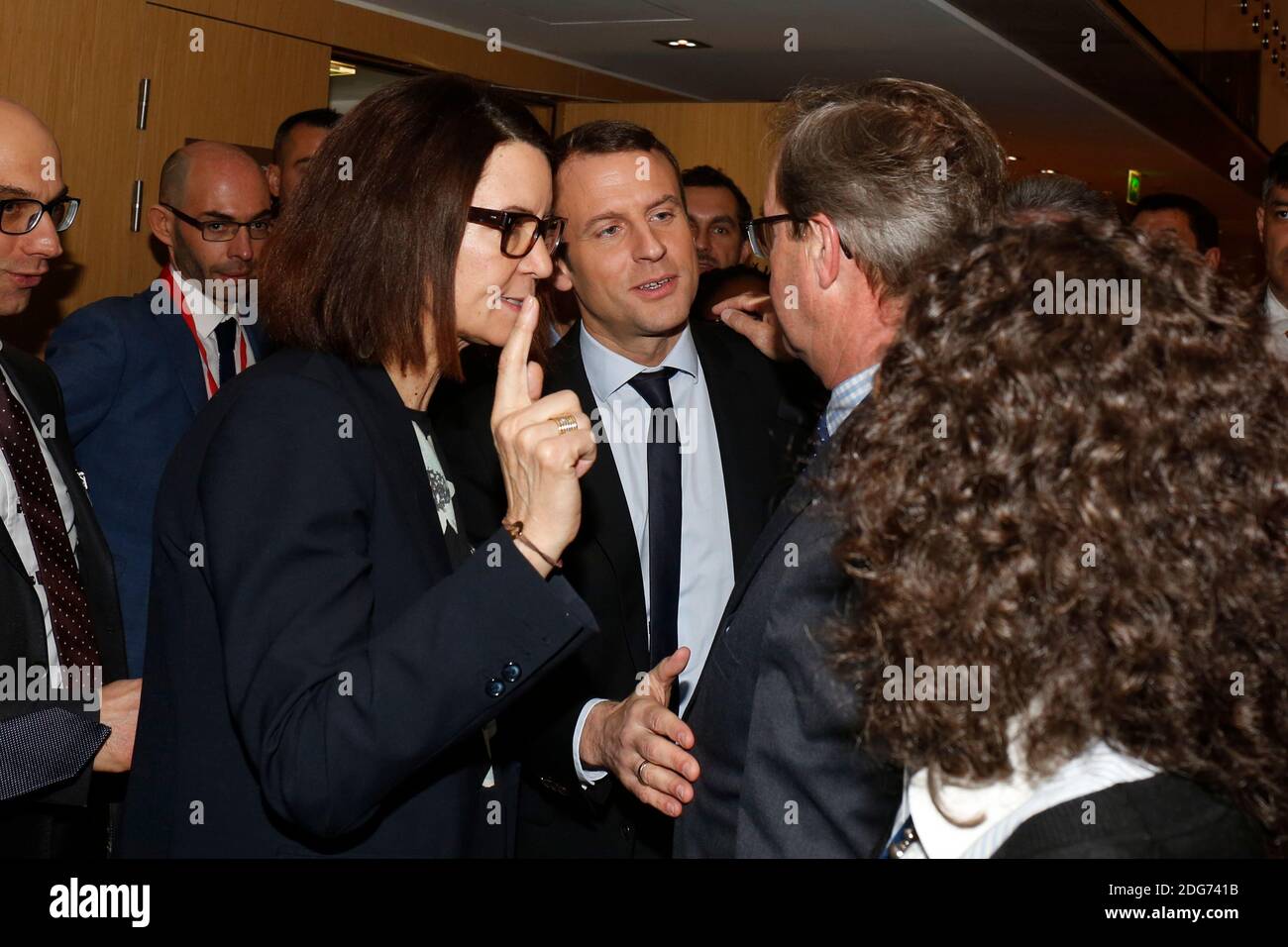 Former French Economy Minister and President of the political movement ...