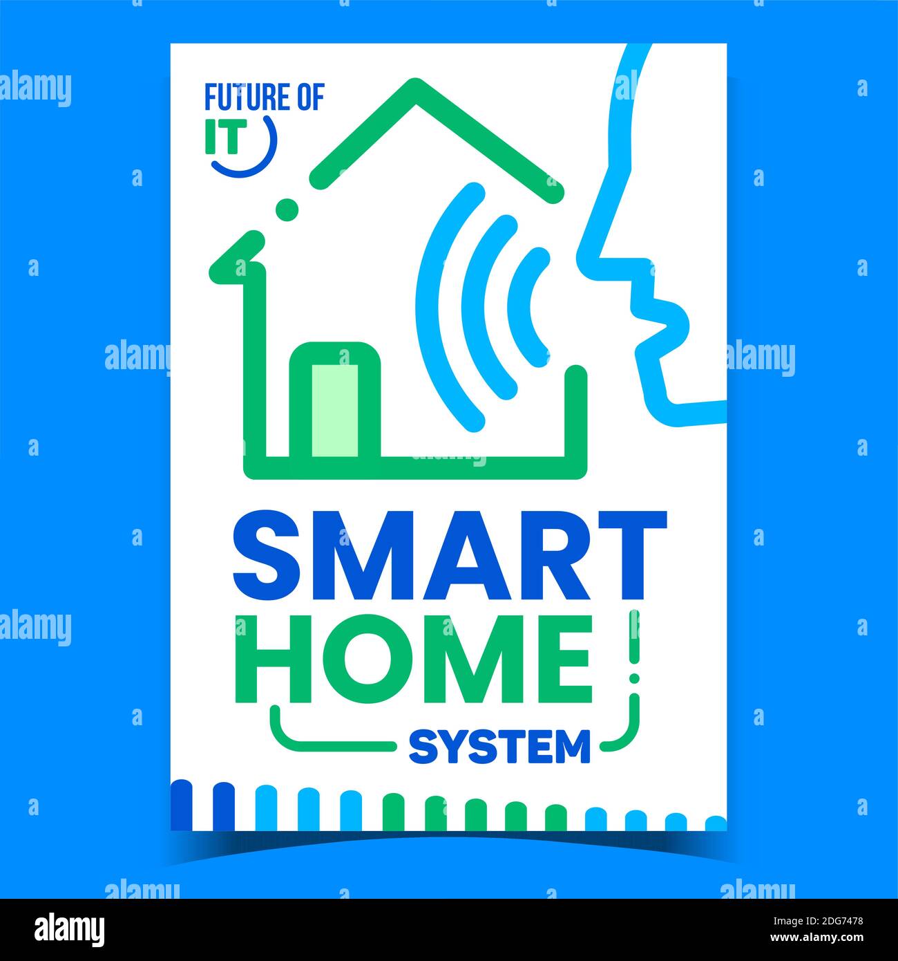 Smart Home System Creative Promo Banner Vector Stock Vector Image & Art ...