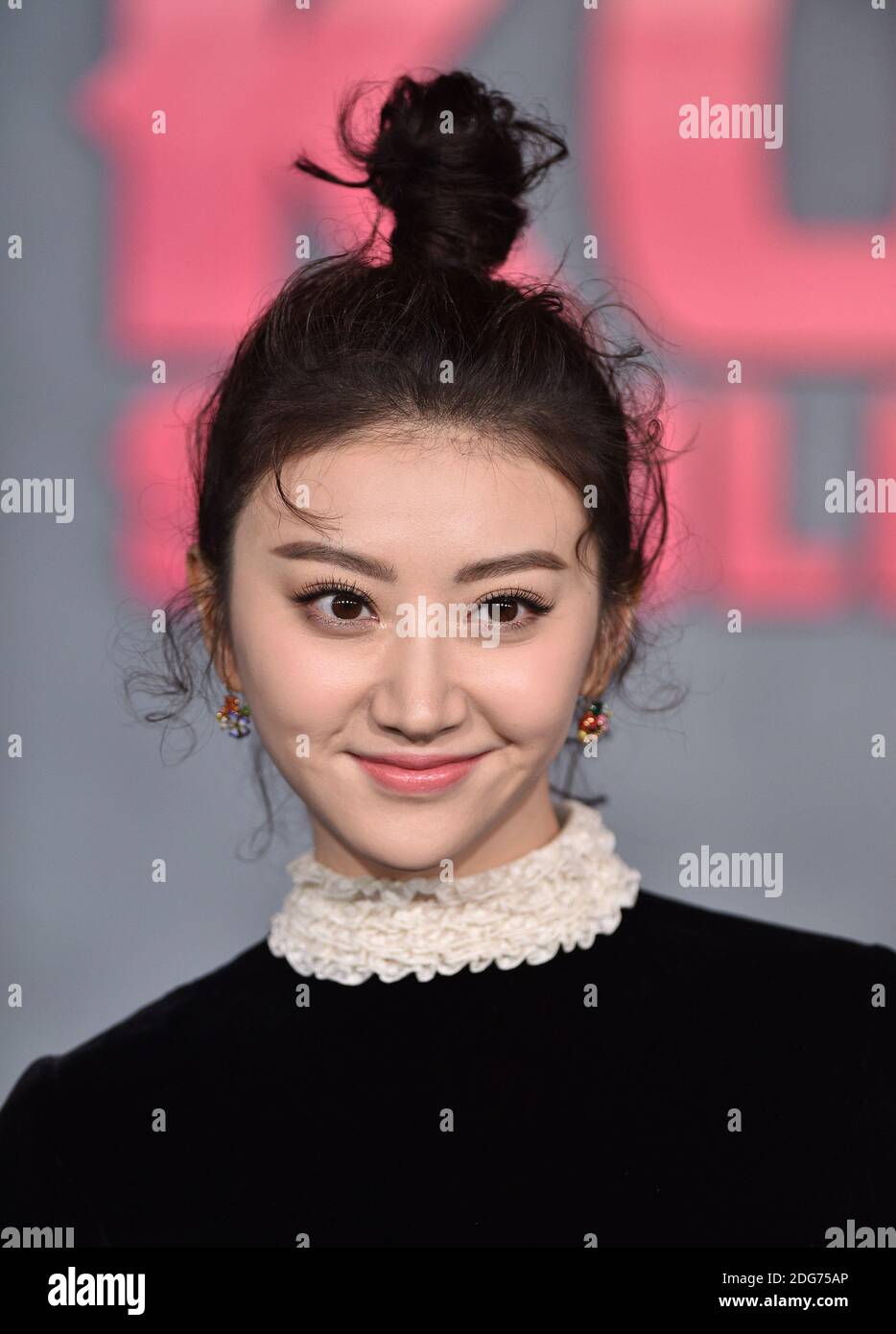 Tian Jing attends the premiere of Warner Bros. Pictures Kong: Skull ...