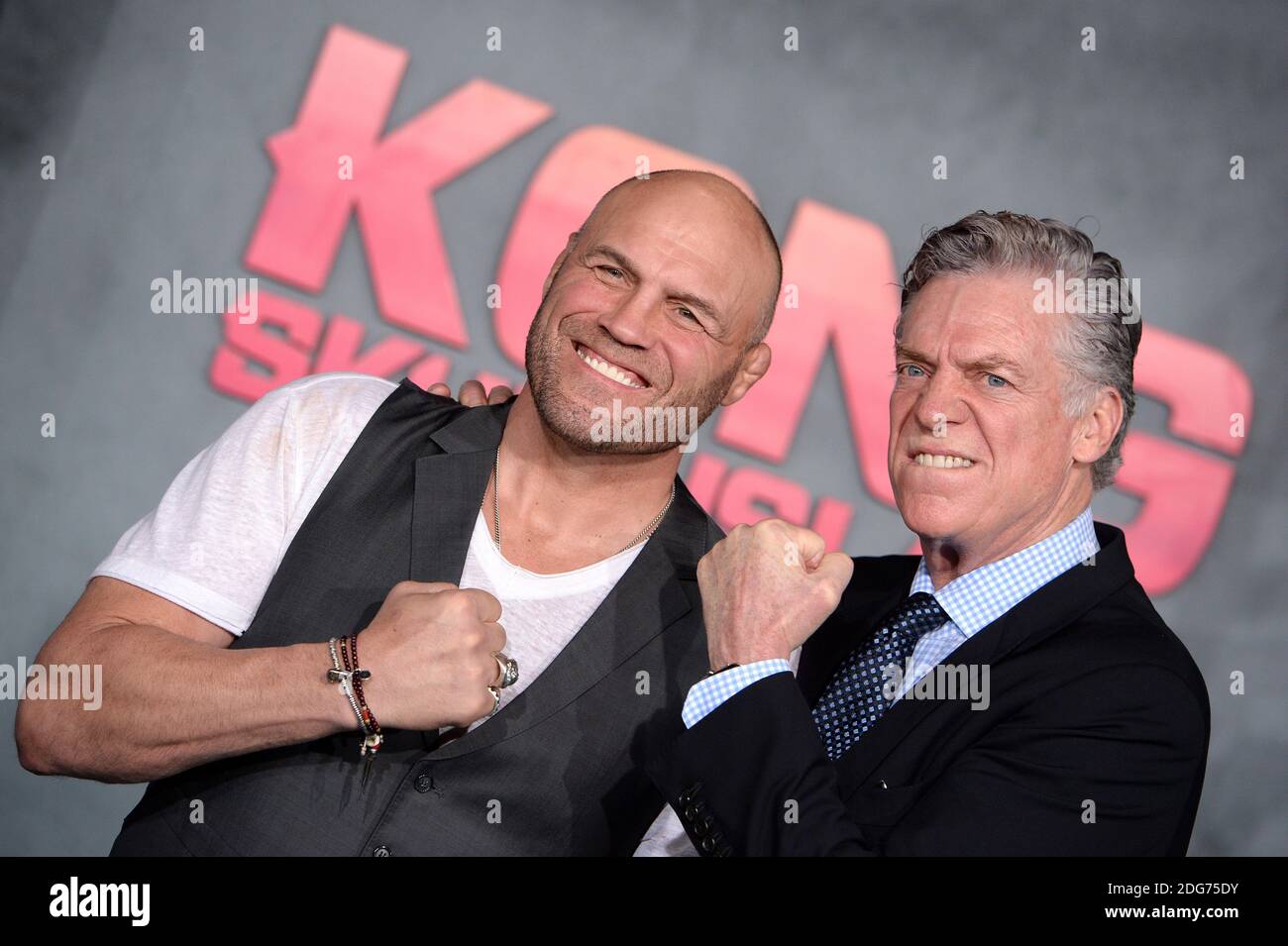Randy Couture attends the premiere of Warner Bros. Pictures' 'Kong ...