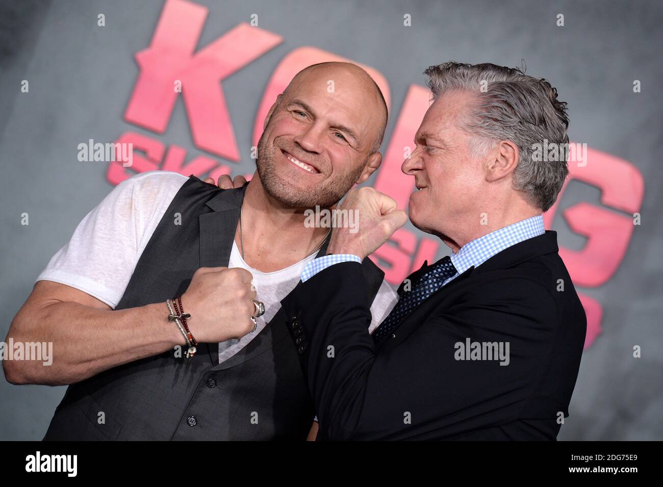 Randy Couture attends the premiere of Warner Bros. Pictures' 'Kong ...