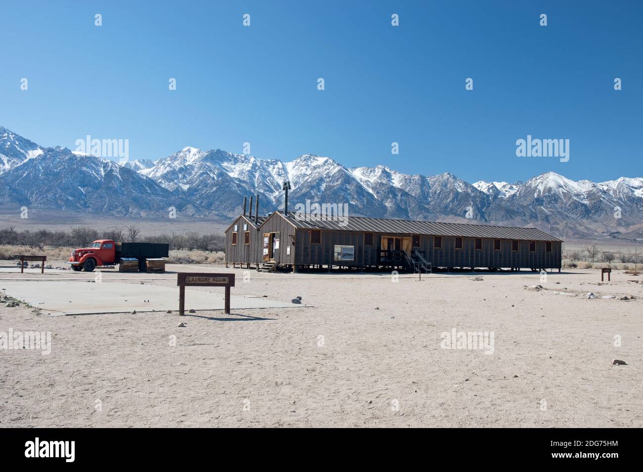 Block 14 mess hall at Manzanar Nat. Historic Site, a camp where ...