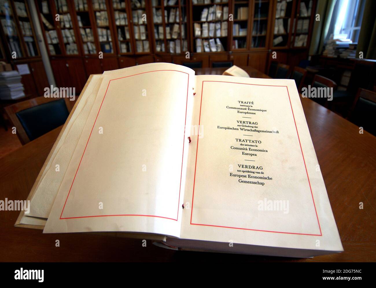 Treaty establishing the european economic community hi-res stock ...