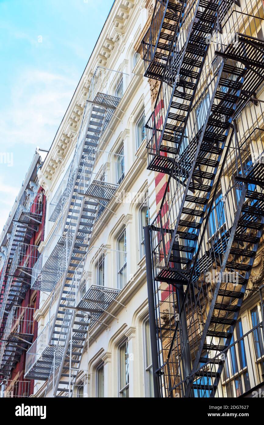 Fire escape new york hi-res stock photography and images - Alamy