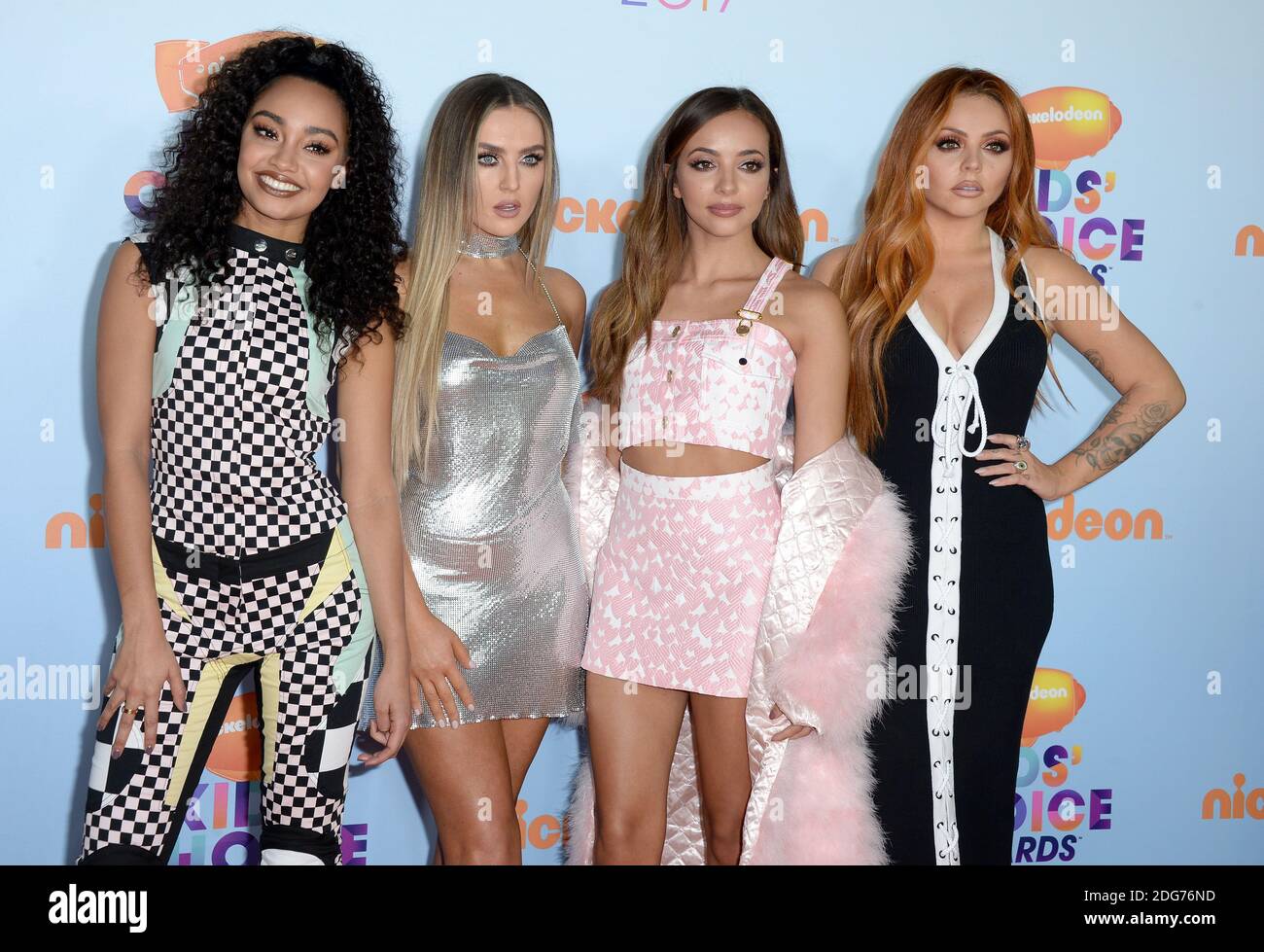 Little Mix attends the Nickelodeon's 2017 Kids' Choice Awards at USC ...