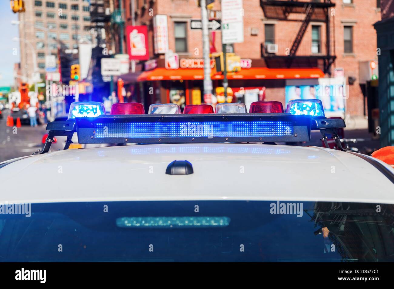 Police lights united states hi-res stock photography and images - Alamy