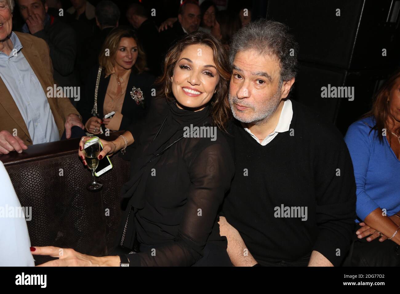 Nadia Fares et Raphael Mezrahi a l'after party du film Chacun sa Vie a ...