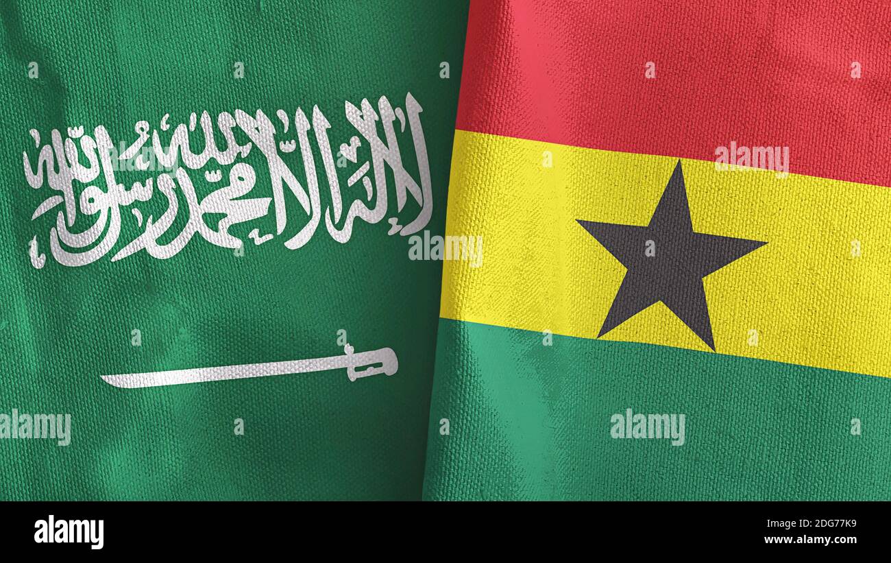 Saudi arabia ghana flag hi-res stock photography and images - Alamy
