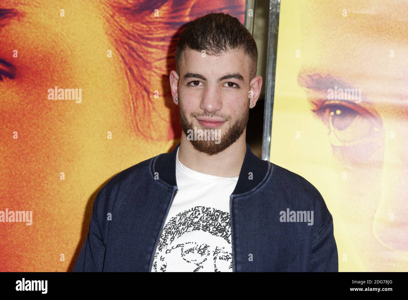 Franco-algerian actor Rabah Nait Oufella poses during a photocall at ...