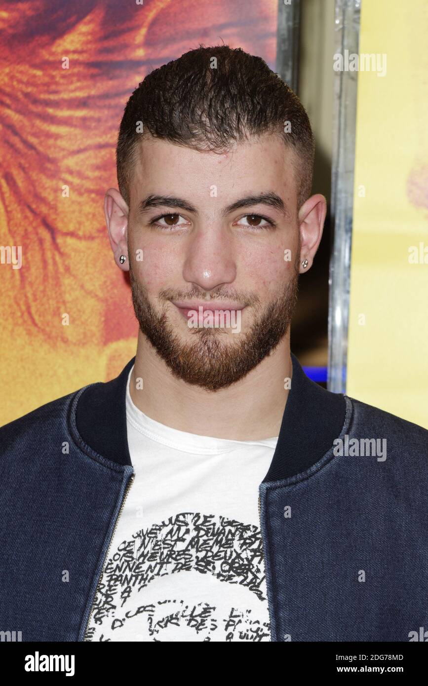 Franco-algerian actor Rabah Nait Oufella poses during a photocall at ...