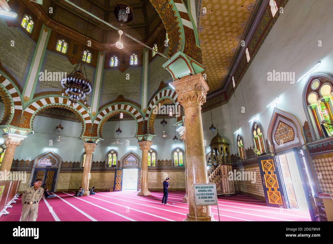 The Grand Mosque of Medan in Sumatra, Indonesia Stock Photo - Alamy