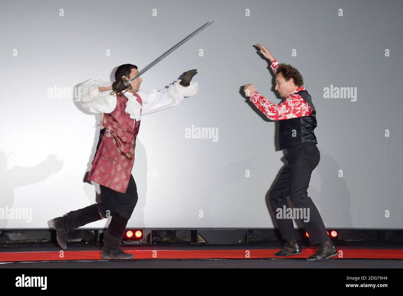 Le cascadeur Michel Carliez assiste au photocall du 7e Festival 2 ...