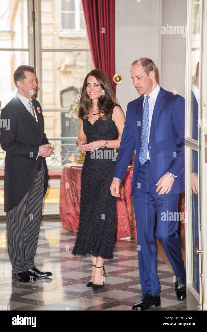 The Duke and Duchess of Cambridge attend a reception at the British ...