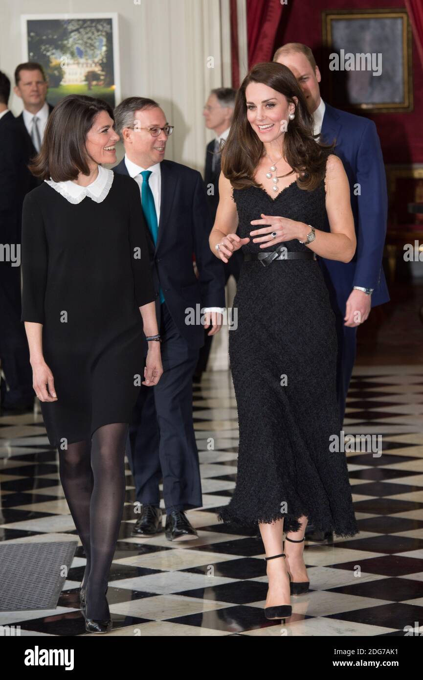 The Duke and Duchess of Cambridge attend a reception at the British ...