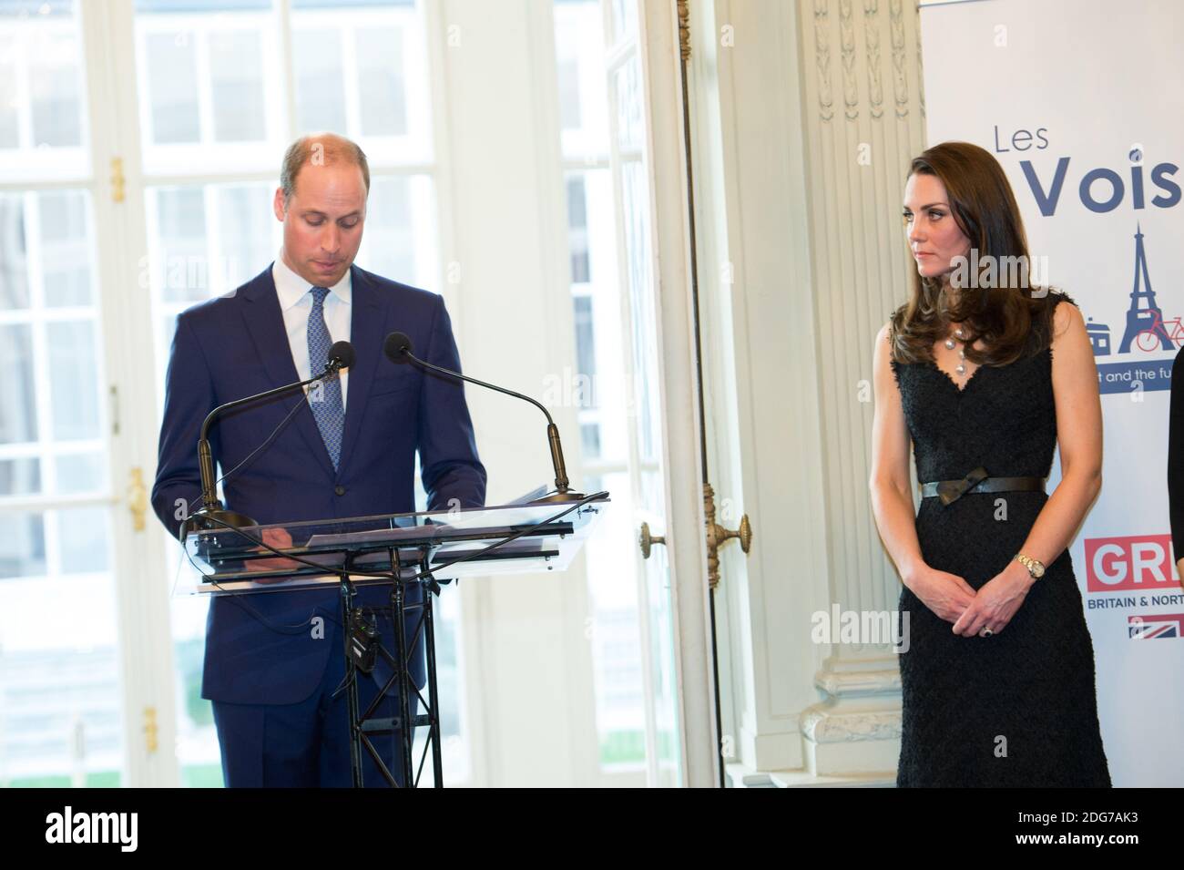 Kate, Duchess of Cambridge, and wife of Britain's ambassador to France ...