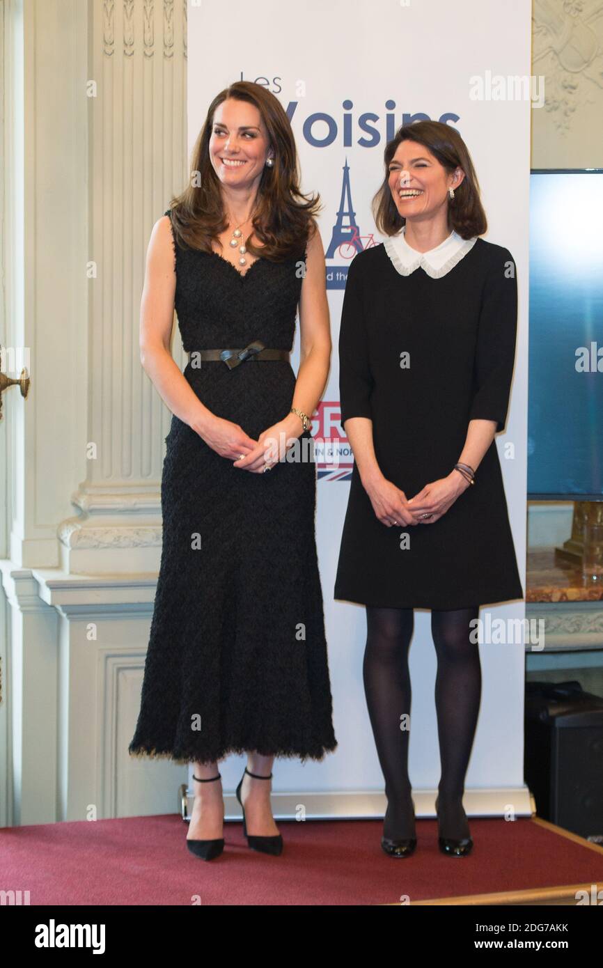 Kate, Duchess of Cambridge, and wife of Britain's ambassador to France ...