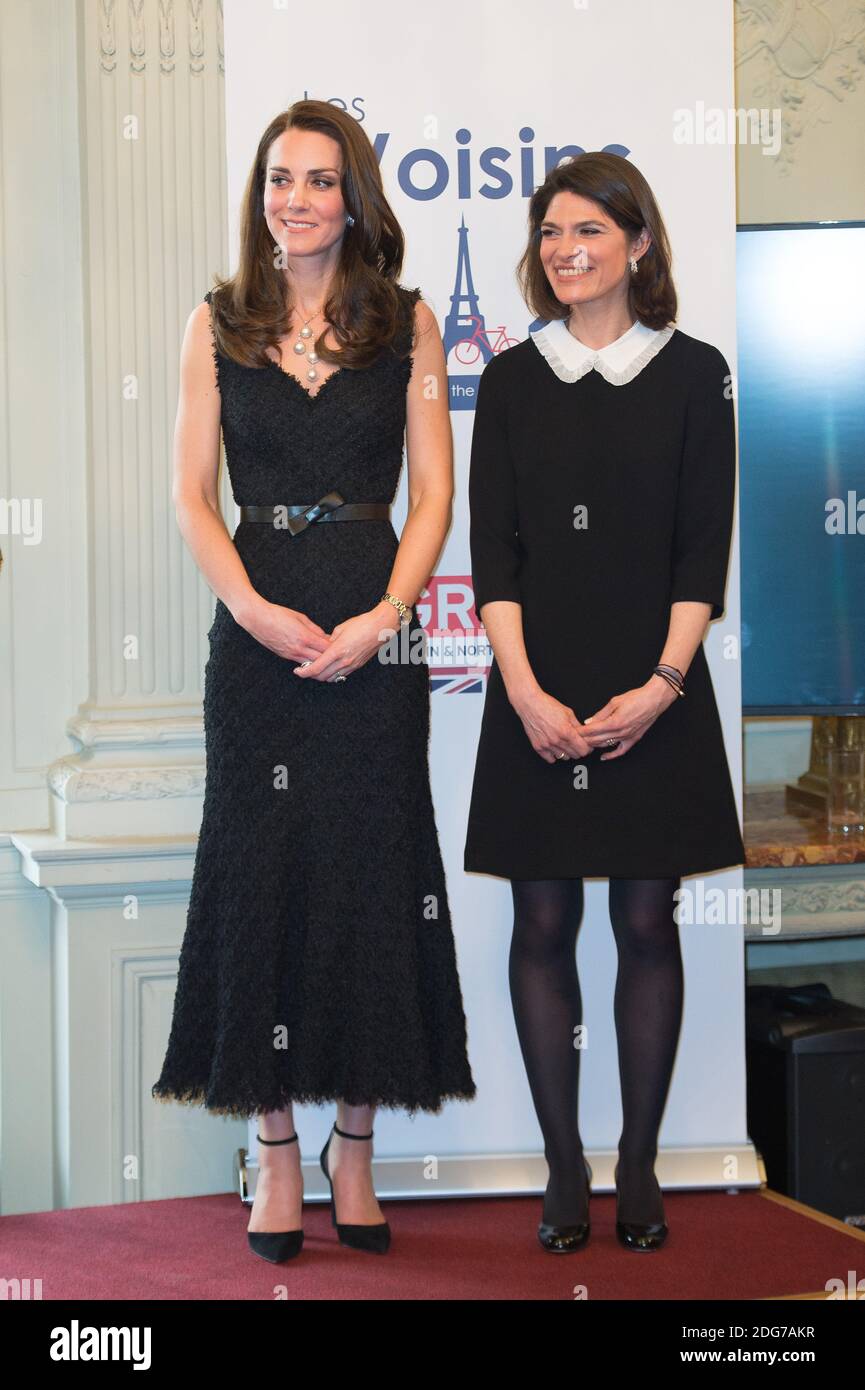 Kate, Duchess of Cambridge, and wife of Britain's ambassador to France ...