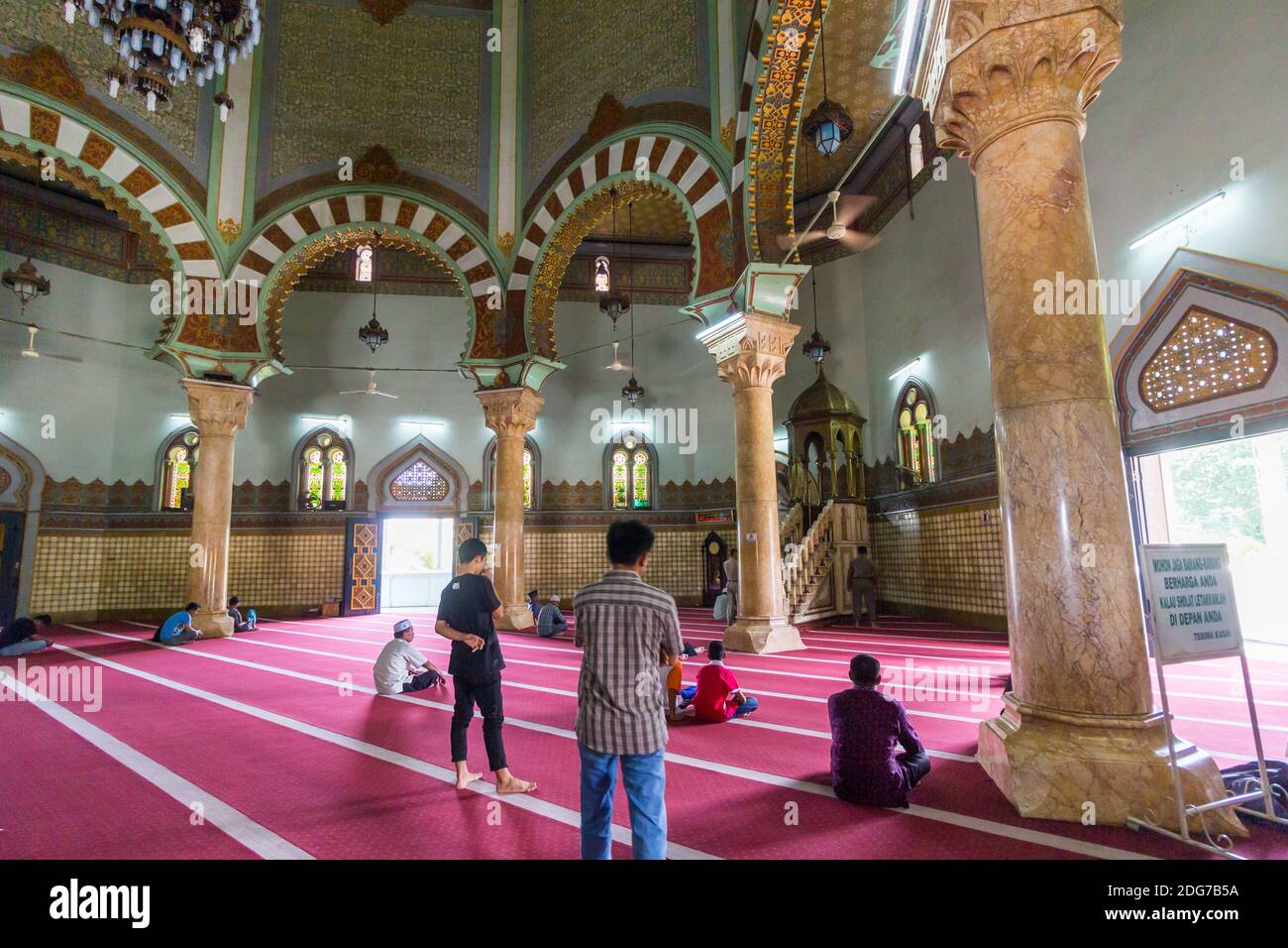 The Grand Mosque of Medan in Sumatra, Indonesia Stock Photo - Alamy