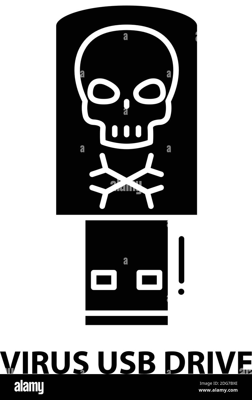 Infected usb Stock Vector Images - Alamy