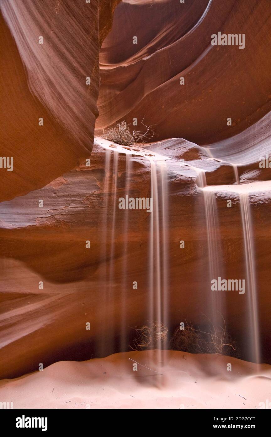 Antelope Canyon Desert Sand Stock Photo - Alamy