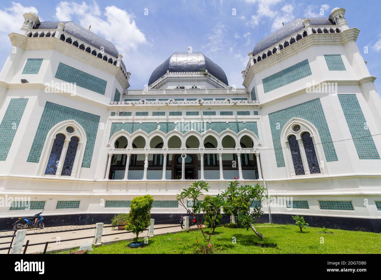 The Grand Mosque of Medan in Sumatra, Indonesia Stock Photo - Alamy