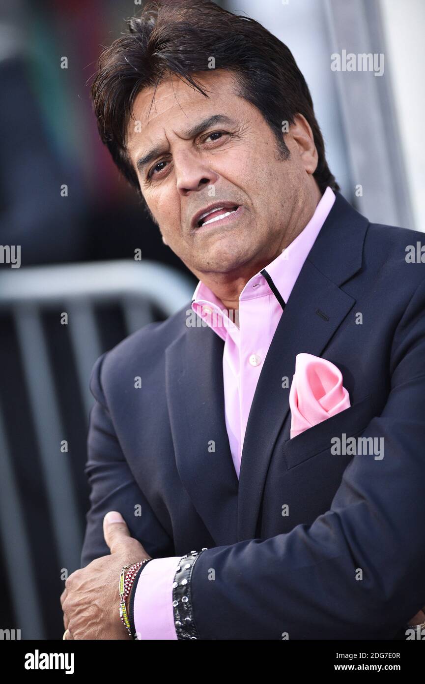 Erik Estrada attends the premiere of Warner Bros. Pictures Chips at TCL ...