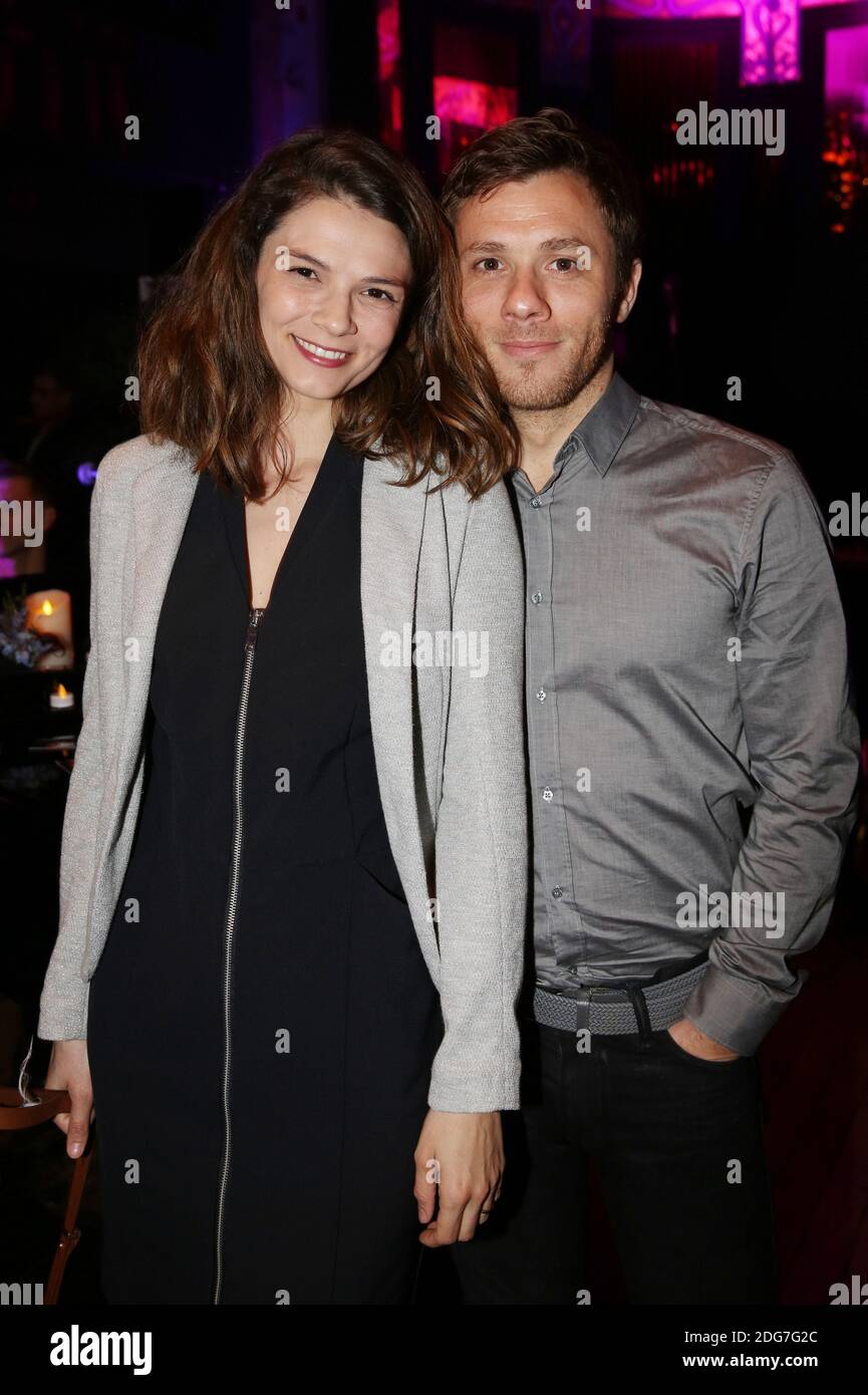 Stephanie Pasterkamp et son compagnon Nicolas lors de la soiree de ...