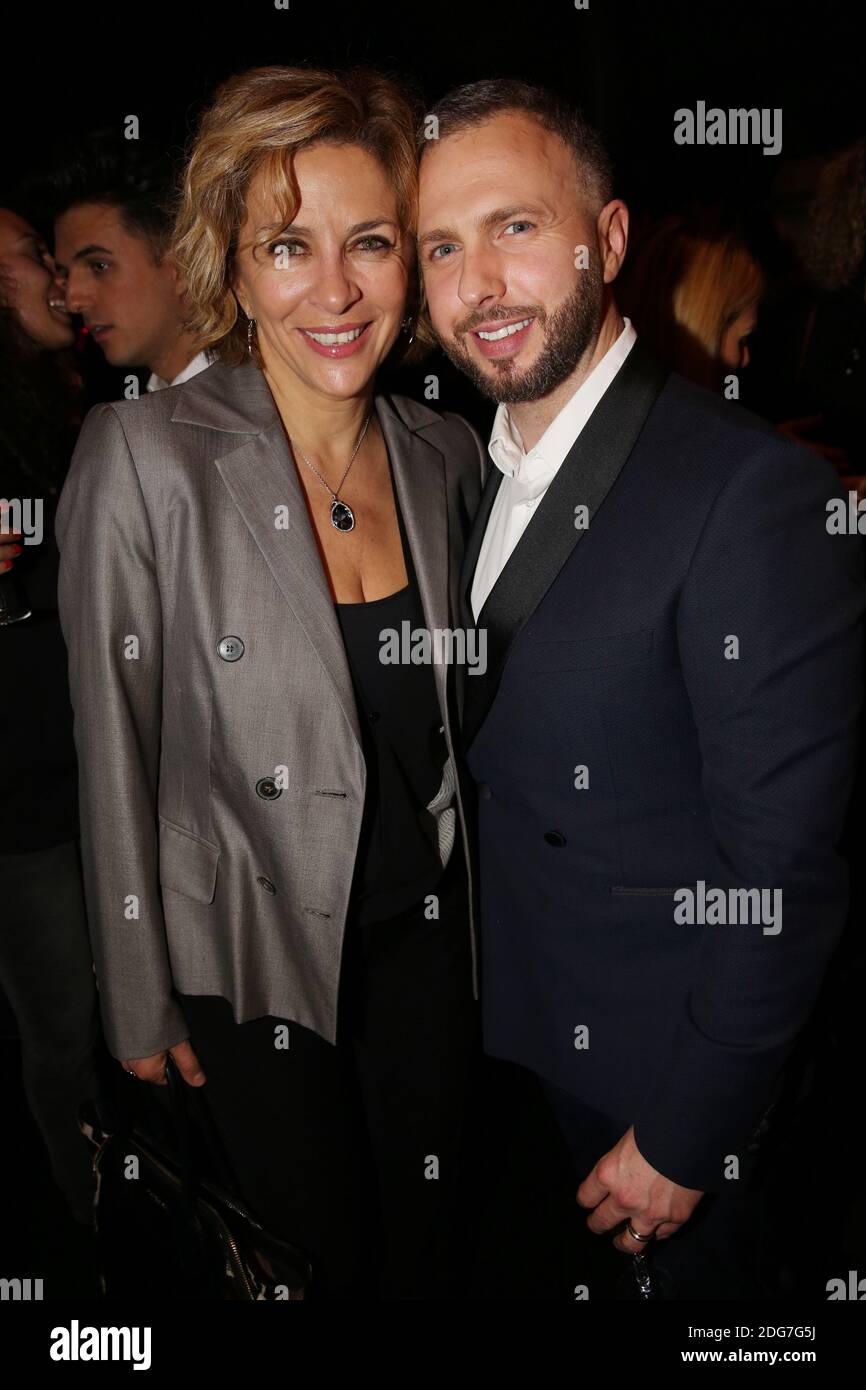 Corinne Touzet et Thierry Martino lors de la soiree de lancement du ...