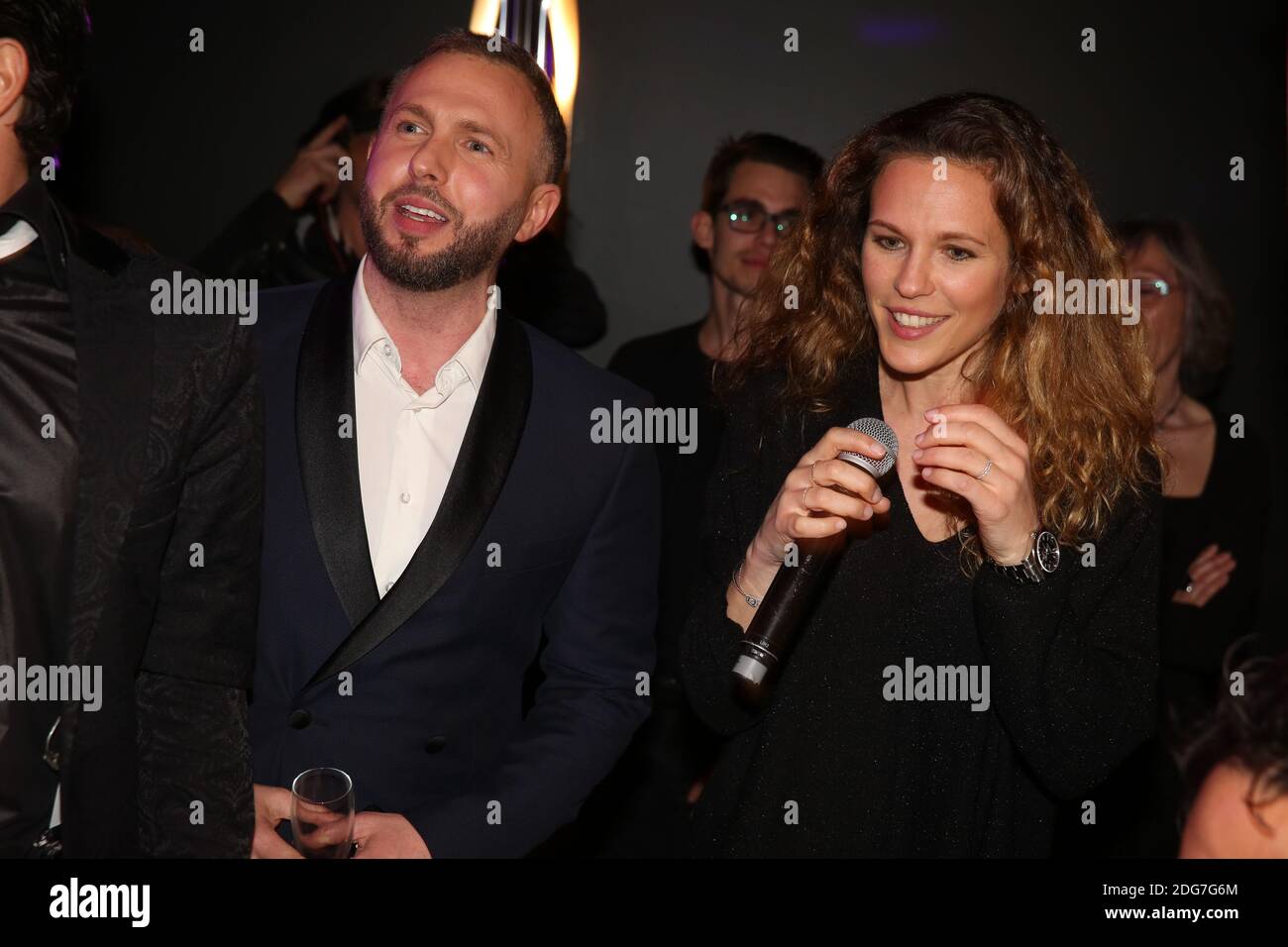 Loris Pester et Thierry Martino lors de la soiree de lancement du ...