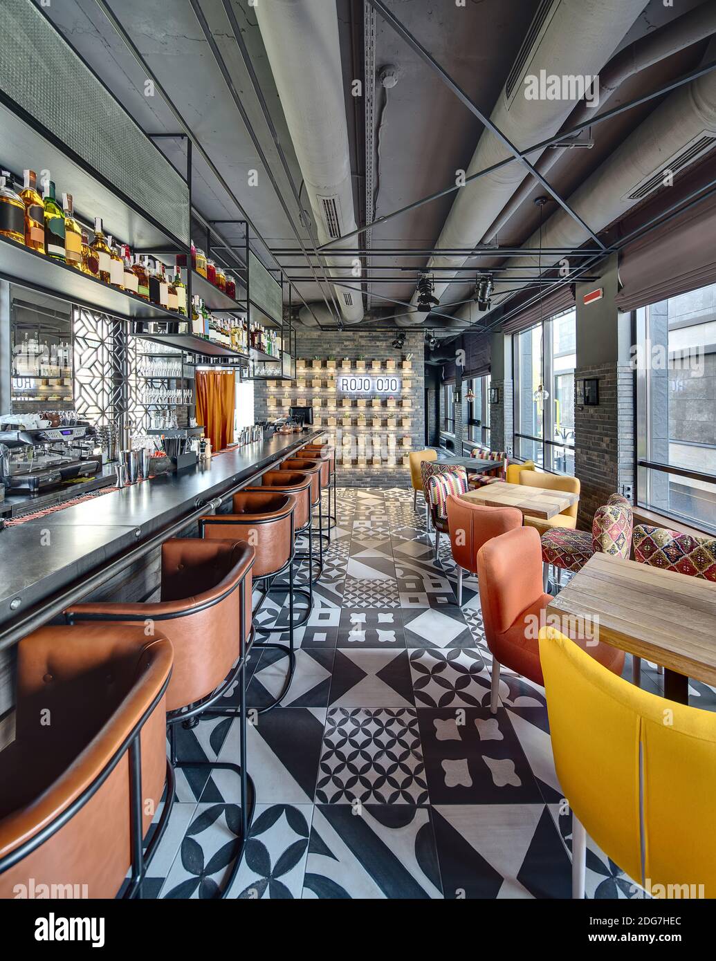 Mexican restaurant#39;s bar Stock Photo - Alamy