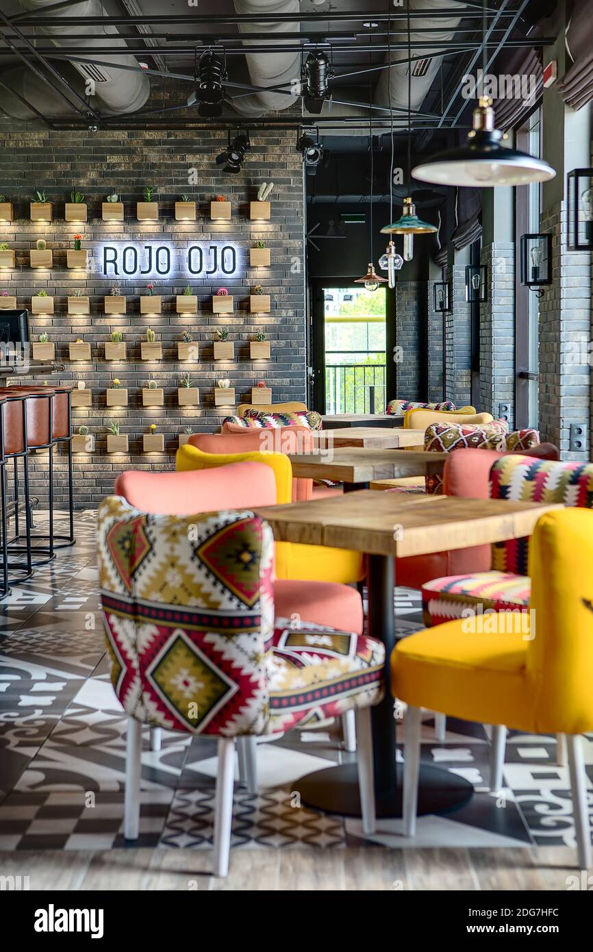 Mexican restaurant#39;s interior Stock Photo - Alamy