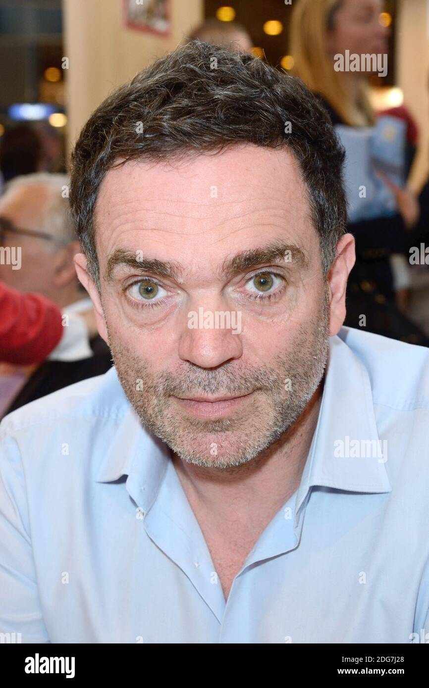Yann Moix book signing at the 37th Book Fair (Salon du Livre) in Paris ...