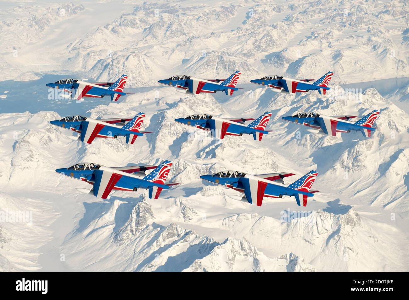 French Air Force fighter jets fly over Iceland and Greenland en route ...