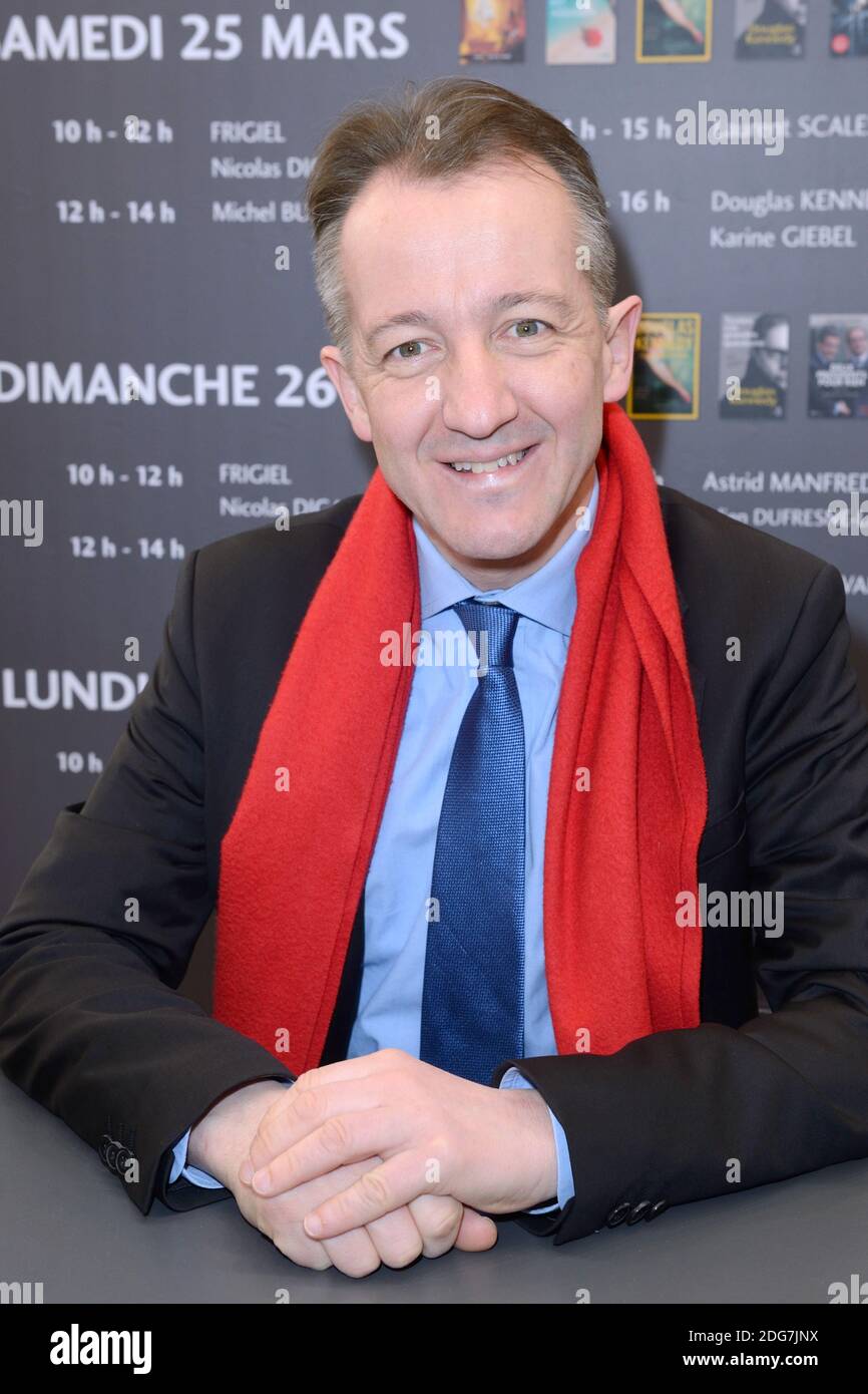 Christophe Barbier attends the 37th Book Fair (Salon du Livre) in Paris ...