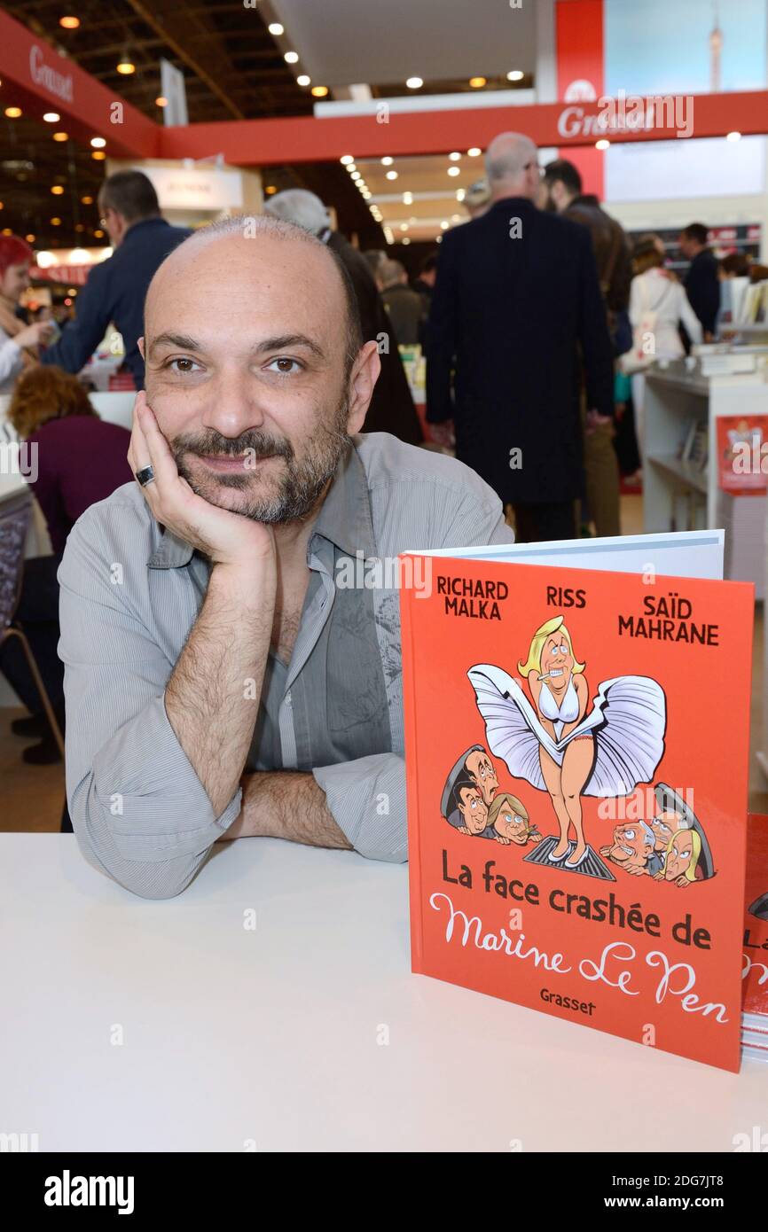 Richard Malka attends the 37th Book Fair (Salon du Livre) in Paris ...