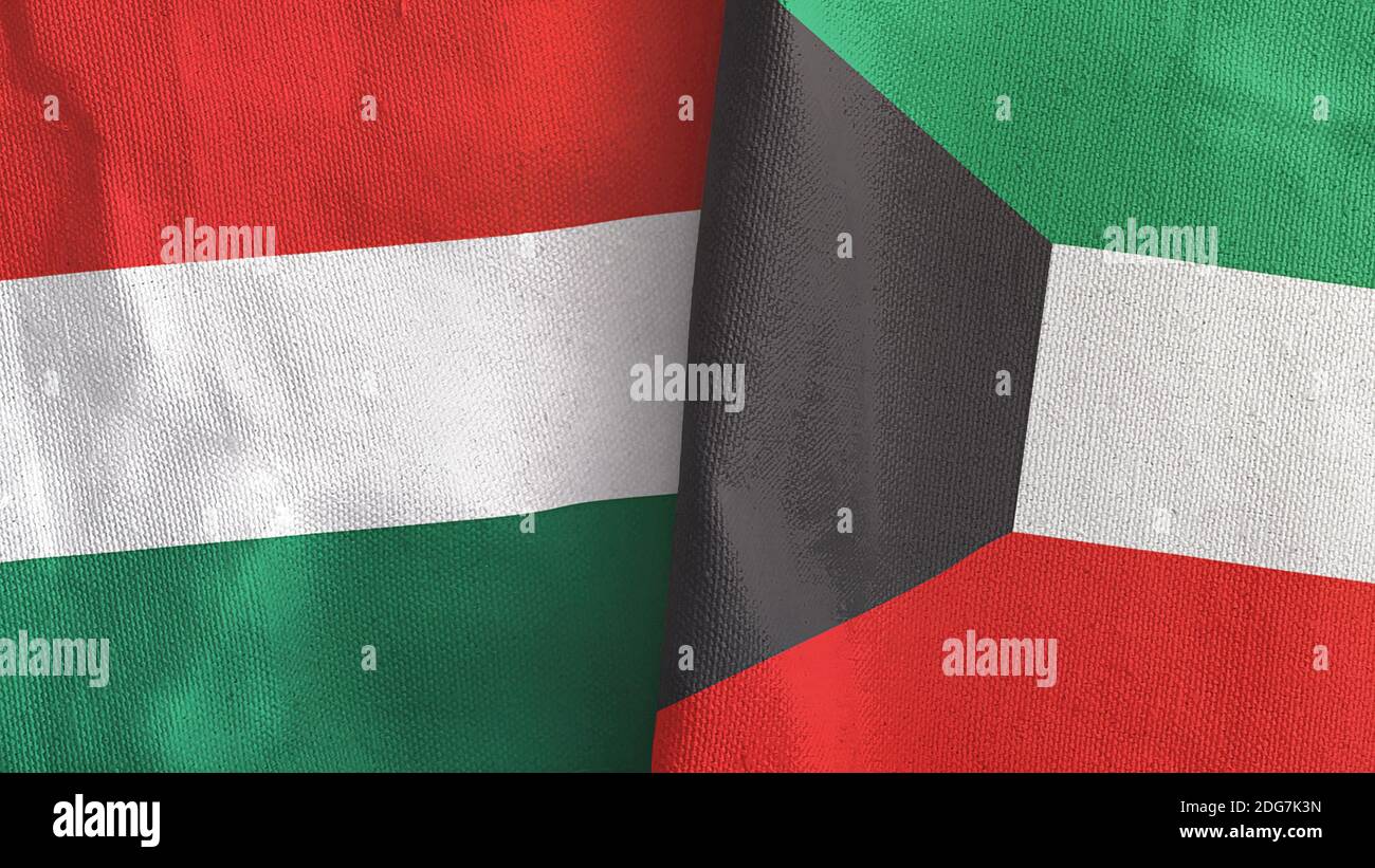 Kuwait hungary flag hi-res stock photography and images - Alamy