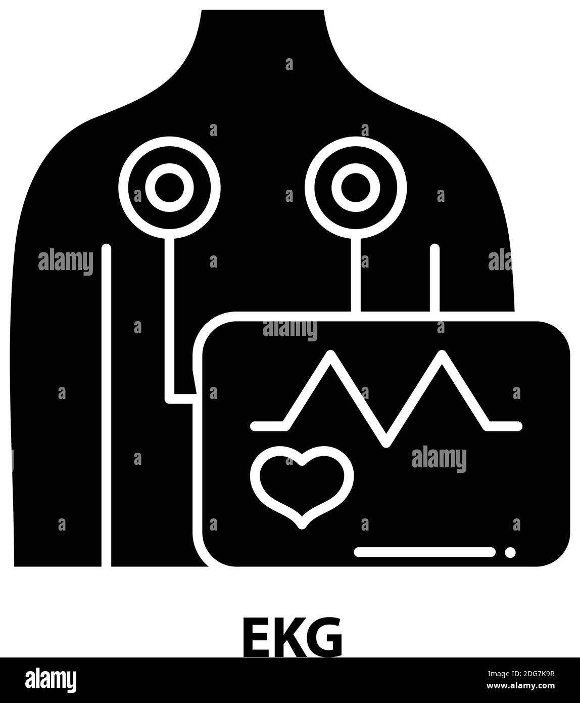 Health ekg Black and White Stock Photos & Images - Alamy