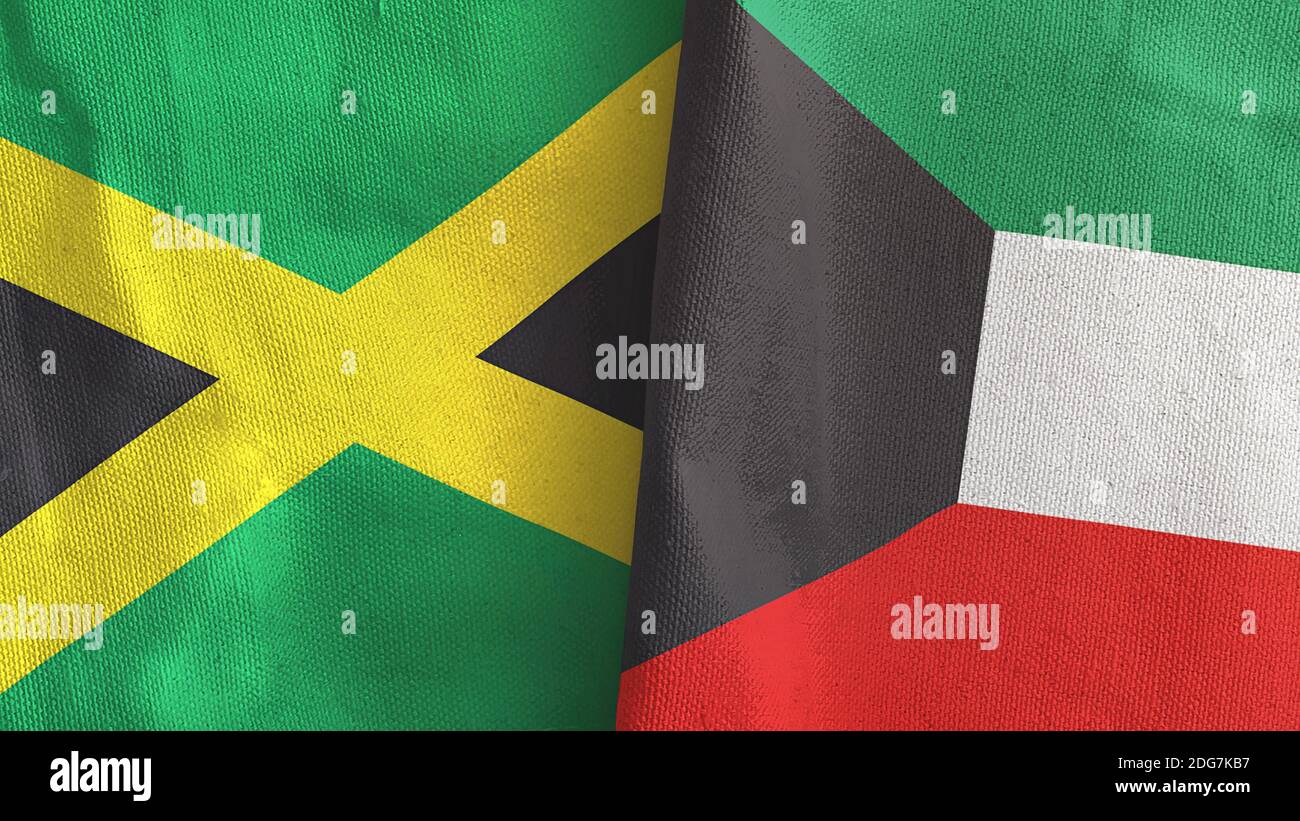 Jamaica kuwait flag hi-res stock photography and images - Alamy