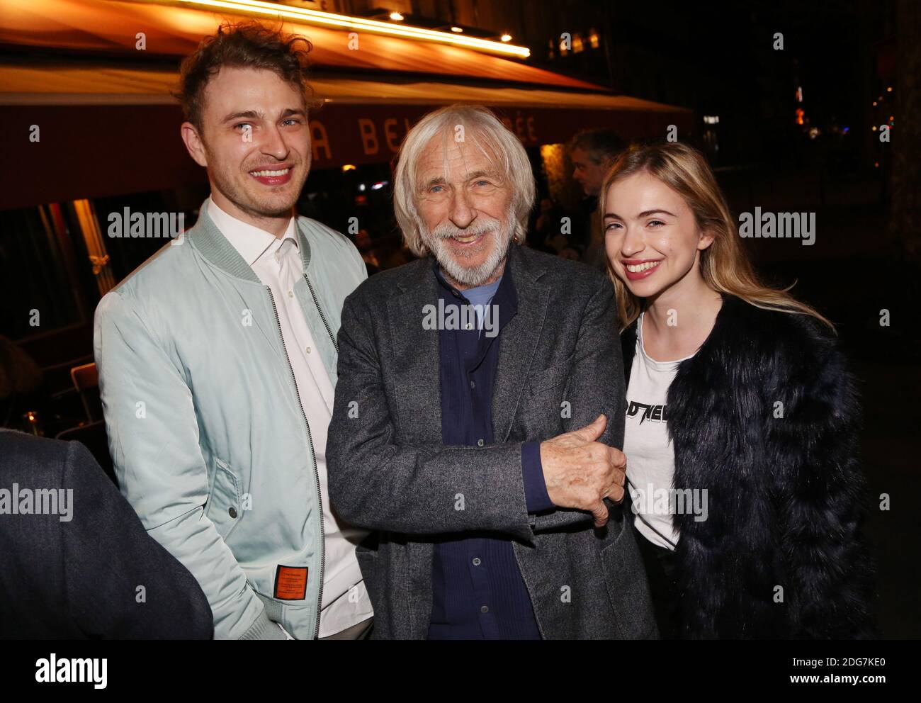 Exclusif - Pierre Richard et ses petits-enfants Lucille et Arthur lors ...