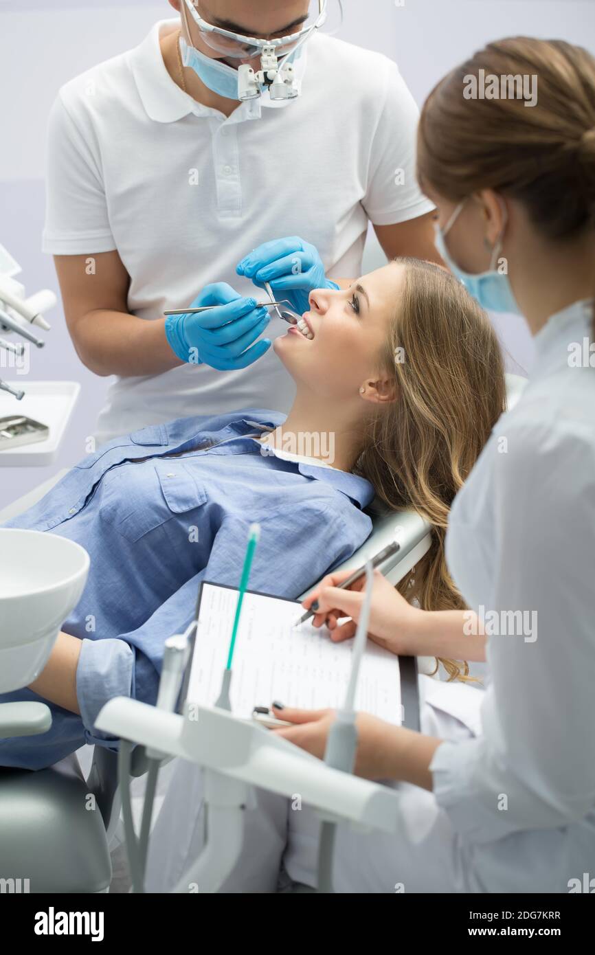 Patient in dentistry Stock Photo - Alamy